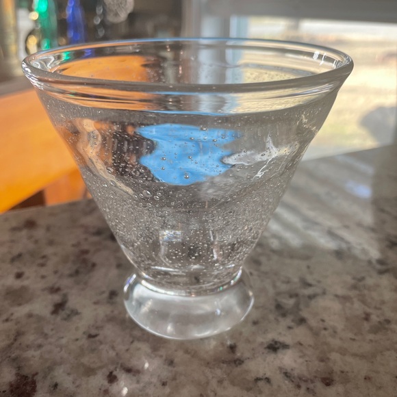 Pottery Barn | Dining | Pottery Barn Stemless Bubble Cosmo Glass 8oz ...